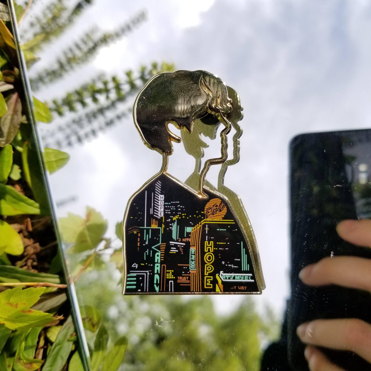 Rapline Trio Series: "Ego" enamel pin – behindcloudnine